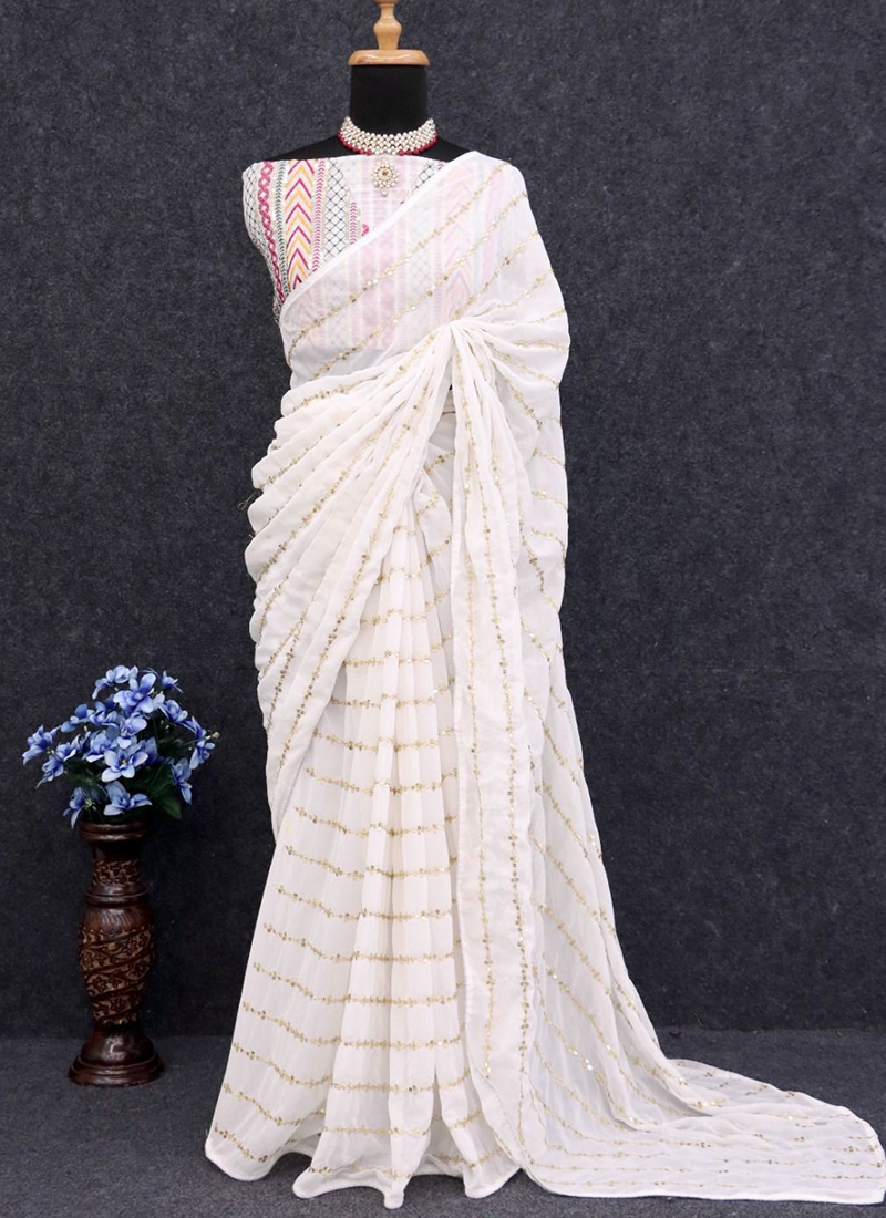 VT Georgette Wholesale Saree 1 piece Catalog Catalog